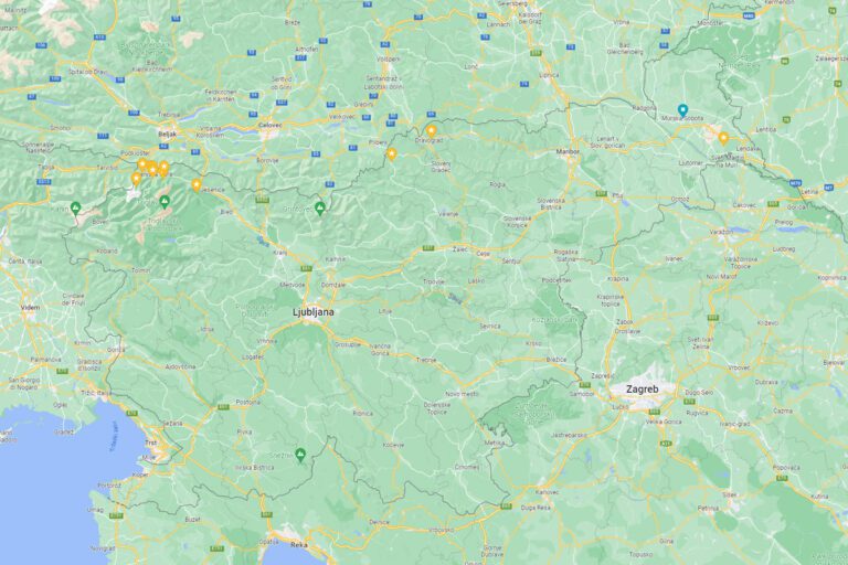 Google maps Slovenija - rethink