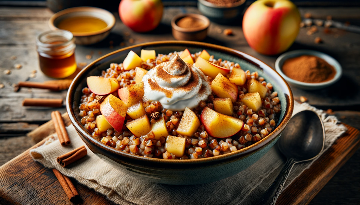 Ajdova kaša z jabolki - rethink